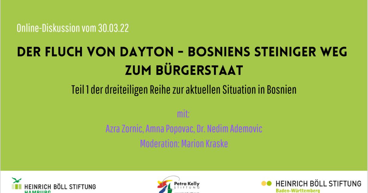 Der Fluch von Dayton - Bosniens steiniger Weg zum Bürgerstaat | Petra ...